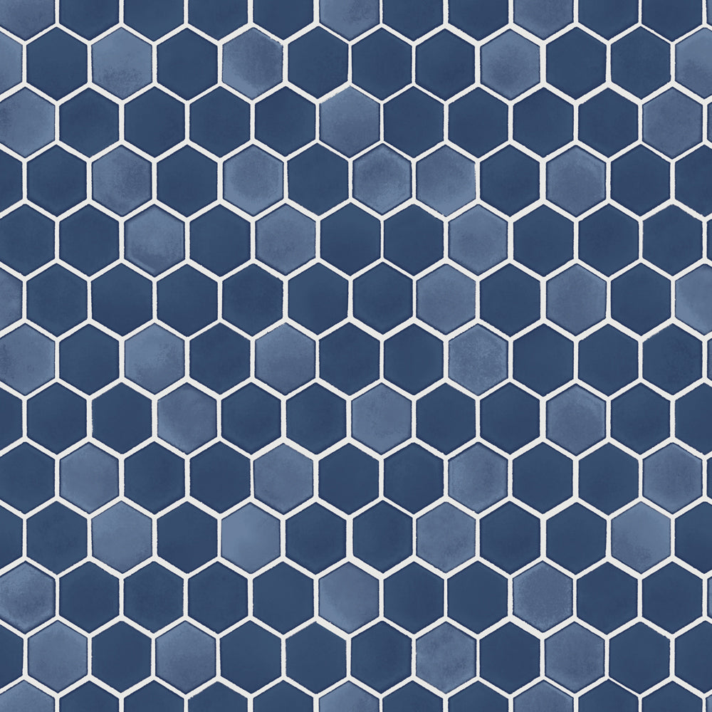 Modern Hexagon Tile Peel And Stick Wallpaper – Tempaper