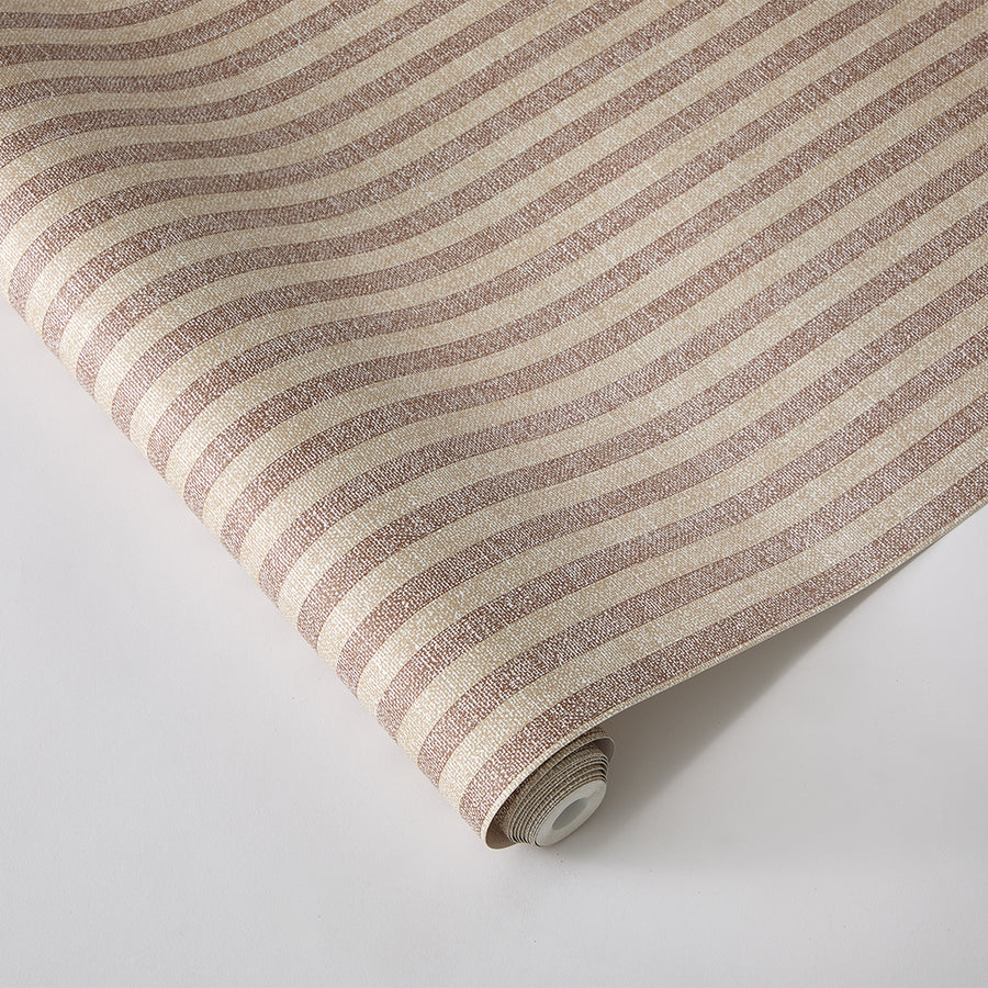 Jeremiah Brent Charles St. Stripe Textured Wallpaper | Tempaper ...
