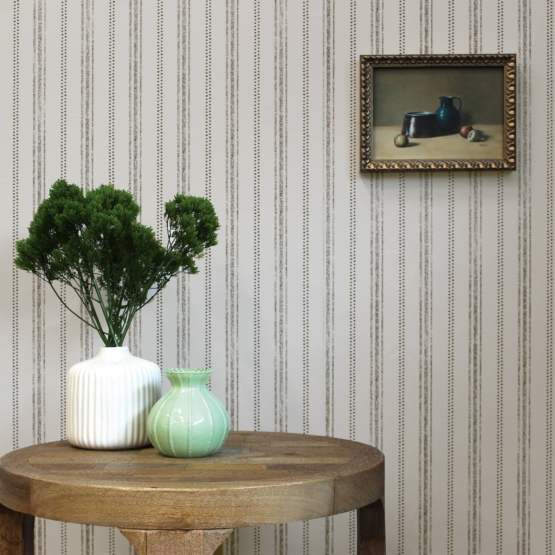 Classic Nautical Stripe Peel and Stick Wallpaper | Tempaper & Co.