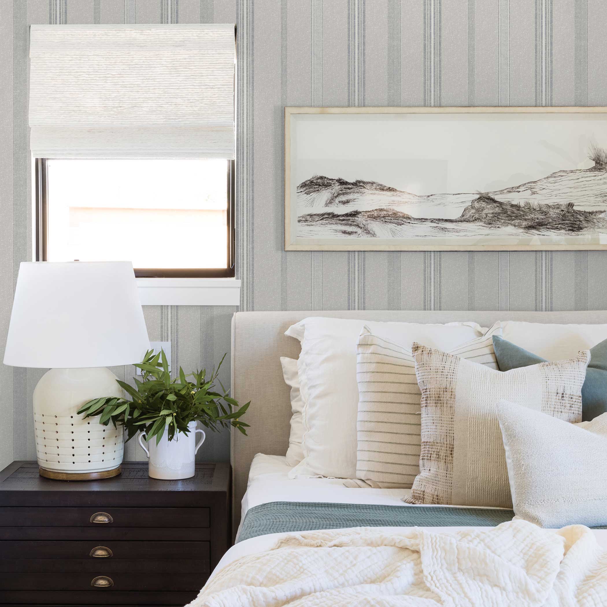 Anatolia Stripe Peel and Stick Wallpaper | Pure Salt Collection ...