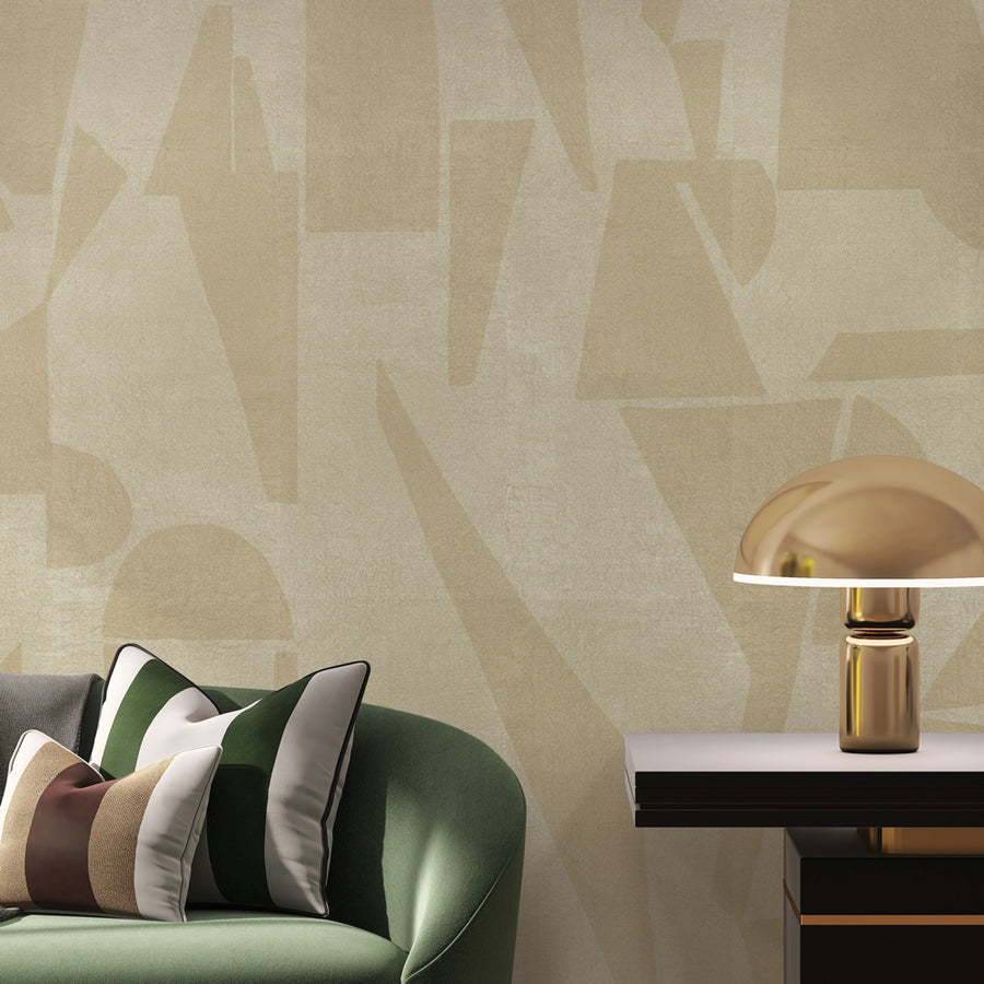 Enigma Geometric Wall Mural - Removable Wall Murals at Tempaper ...