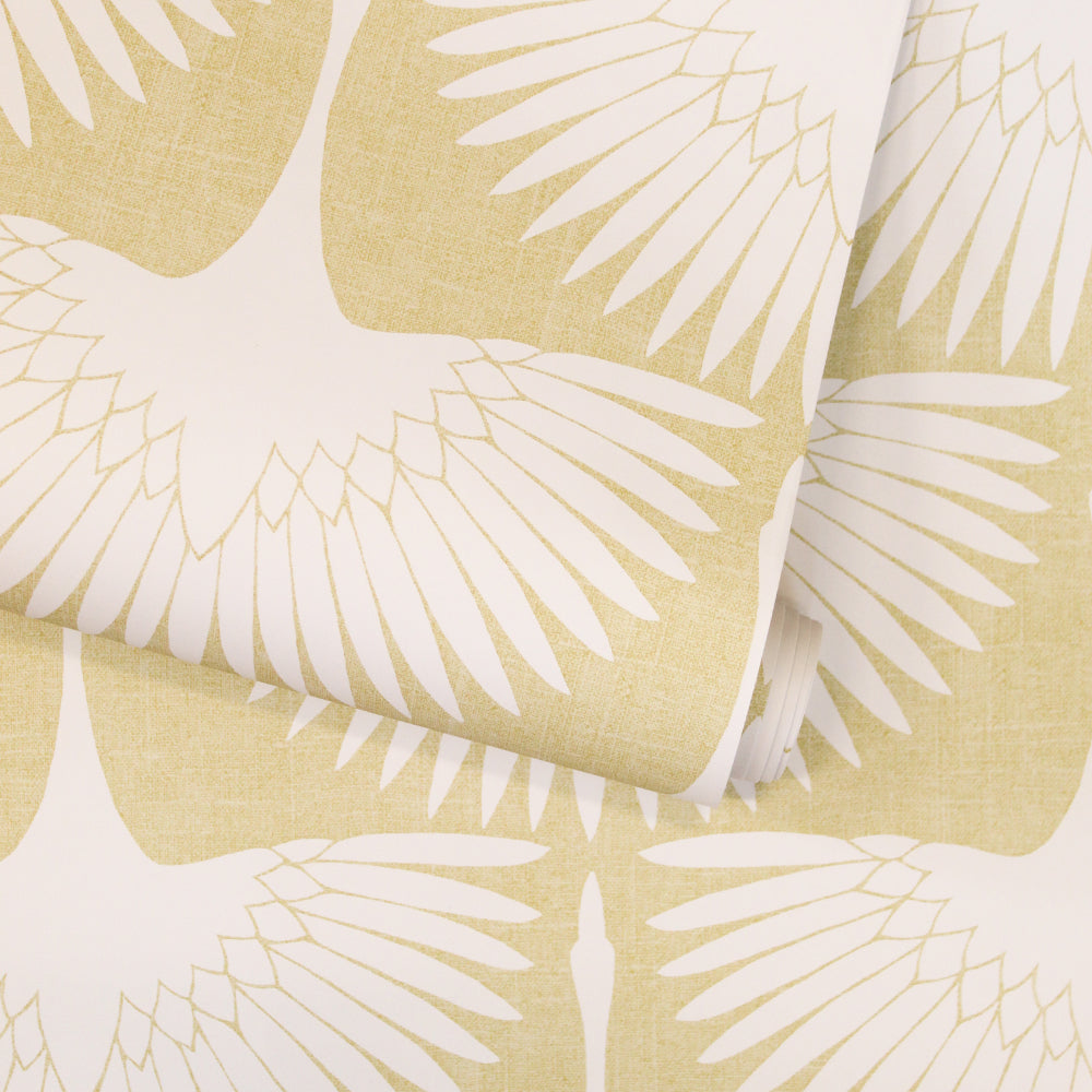Genevieve Gorder Feather Flock Peel & Stick Wallpaper – Tempaper & Co.