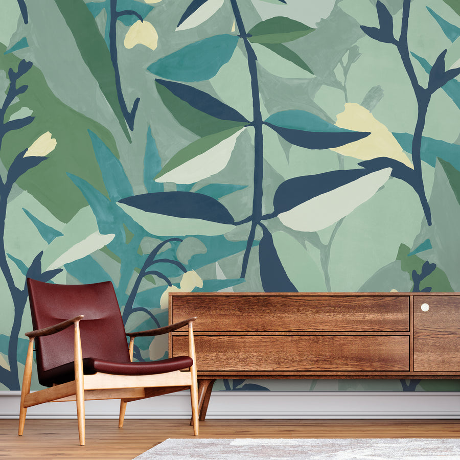 Garden Party Floral Wall Mural – Tempaper