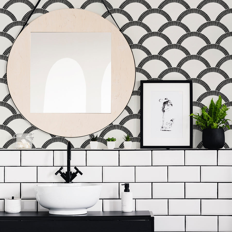 Tile Inspired Wallpaper: Stylish Peel and Stick Wallpaper – Tempaper