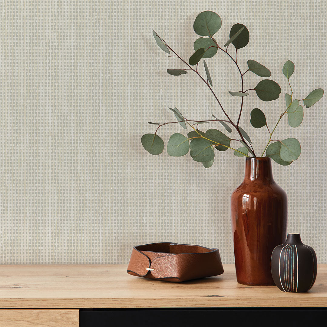 Faux Textured Rattan Wallpaper – Tempaper