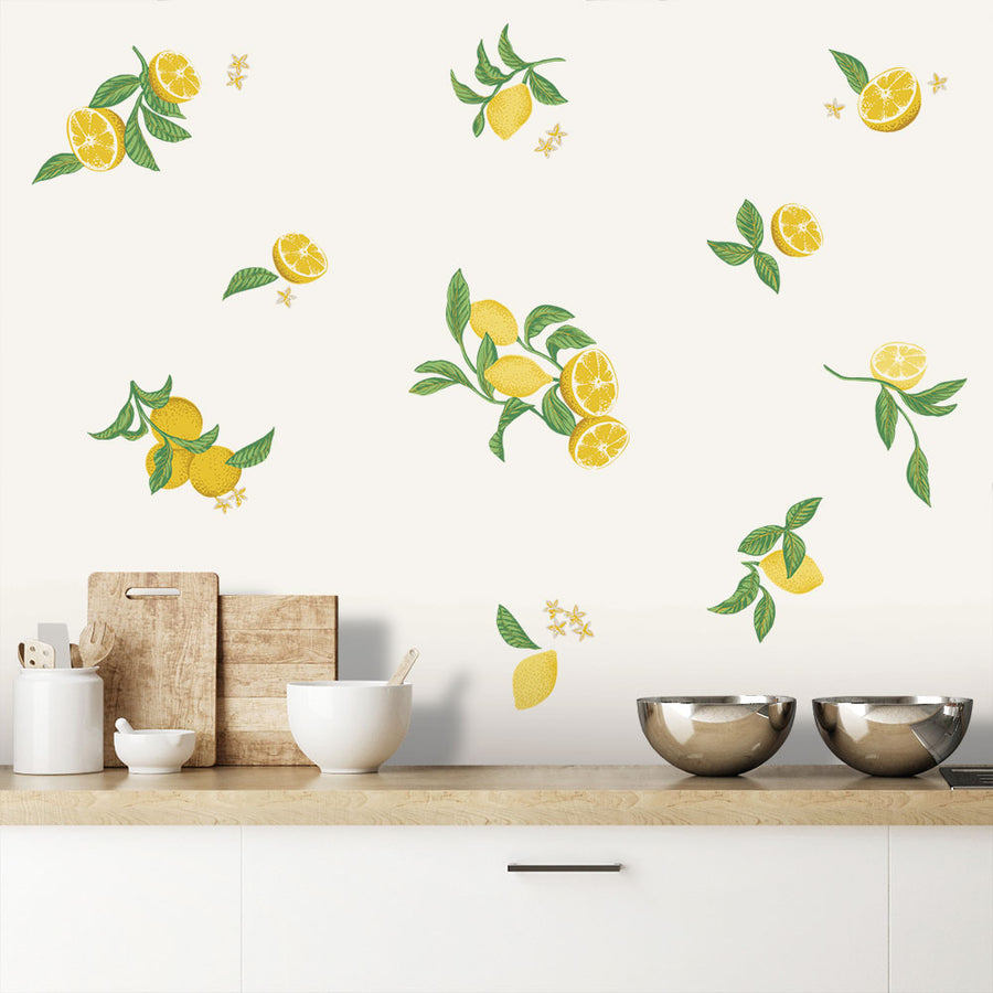 Lemon Removable Wall Decal Set | Tempaper & Co.