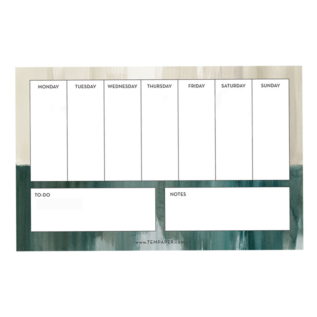 Stylish Dry Erase Weekly Calendar Wall Decal | Tempaper & Co.